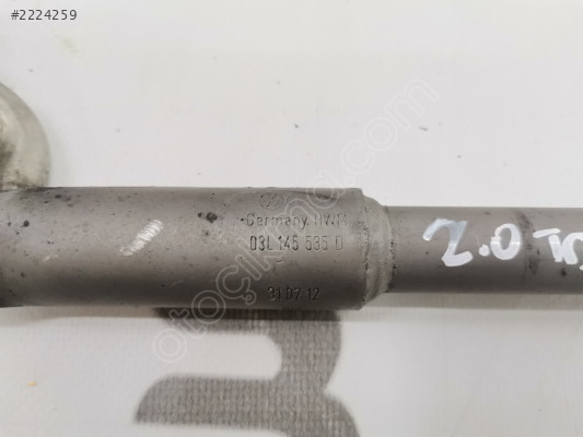 Vw Skoda Seat 2.0 Tdi Cff Turbo Yağ Dönüş Borusu 03L145535D Çıkma Yedek ...