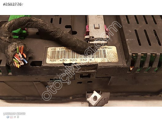 4B0920932K Audi̇ A6 Km Saati̇ 1998 2001 Üç Fi̇şli̇ Çıkma Yedek ...