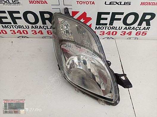 Toyota Yaris Sağ Far Çıkma Orijinal Parça 2009-2011 otocikma.com' da ...